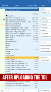 Change Font Style and Increase Font Size - GYANAMRIT TALLY TDL STORE
