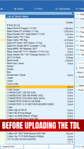 Change Font Style and Increase Font Size - GYANAMRIT TALLY TDL STORE